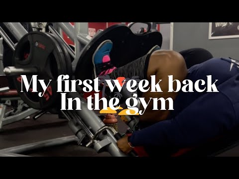 Gym Vlog: My first week back #gym #gymmotivation - YouTube