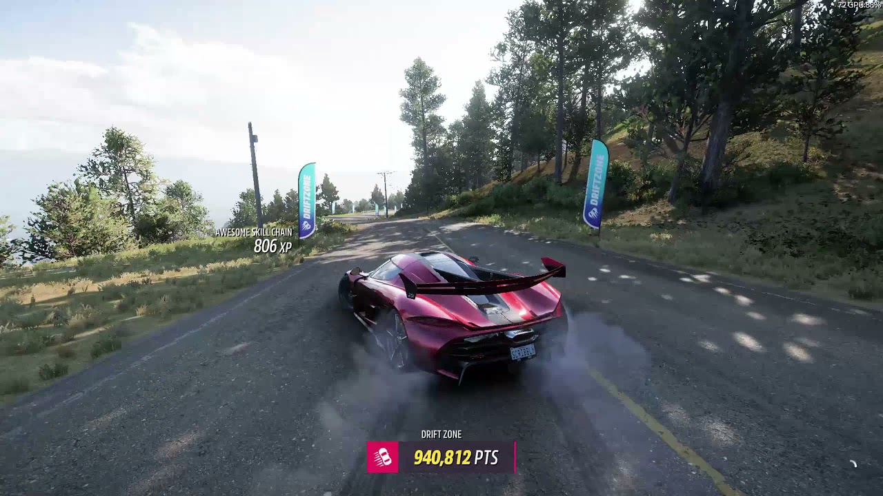 1.470M on volcano drift zone in the Jesko l Forza Horizon 5 - YouTube