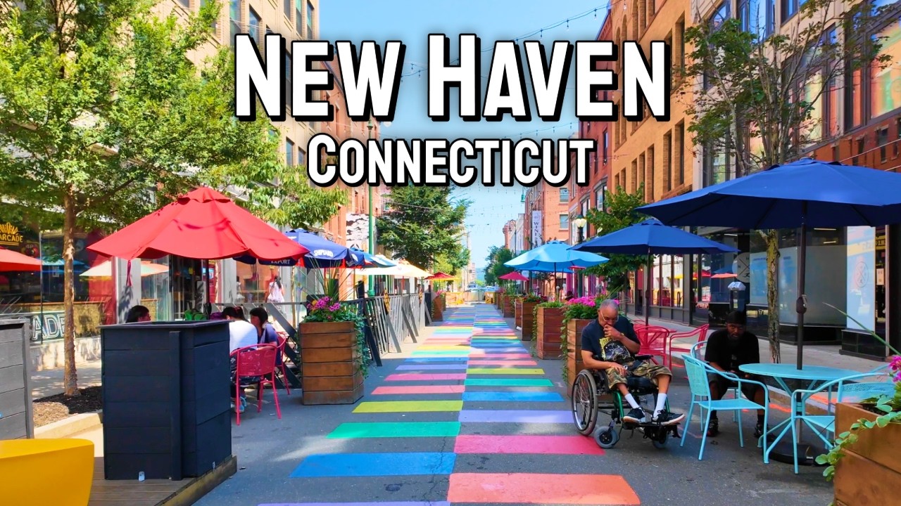 New Haven, Connecticut | Yale University | Walking Tour 4K - YouTube