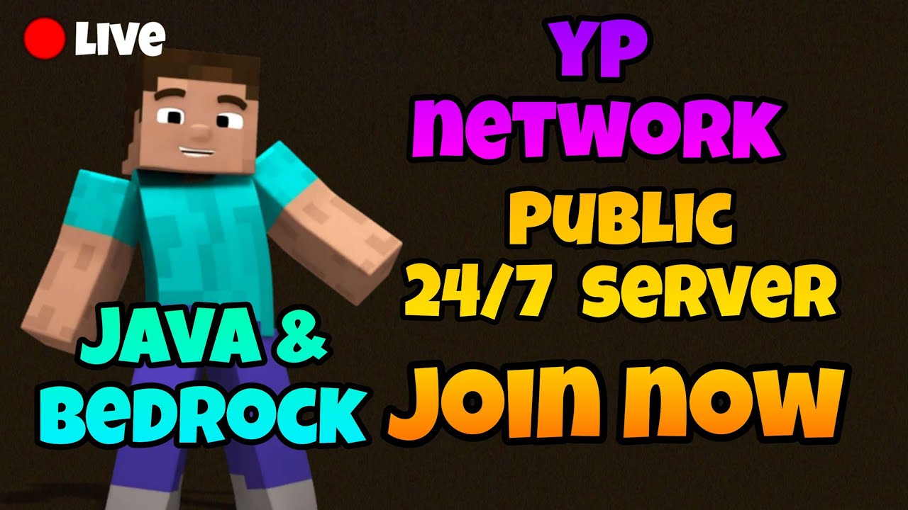 Minecraft Live Stream YP Network Public SMP 24/7 Online Join Now | # ...