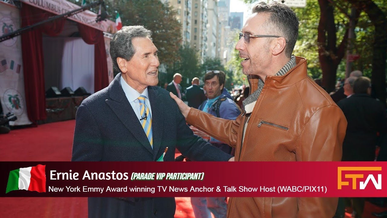 Todd interviews Emmy Award Winning News Anchor Ernie Anastos at the ...