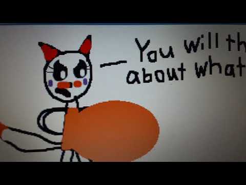 Funtime foxy time out in stomach ( Lolbit vore)