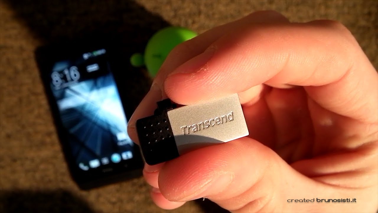 USB OTG Flash Drive - JetFlash 380S 32gb - YouTube