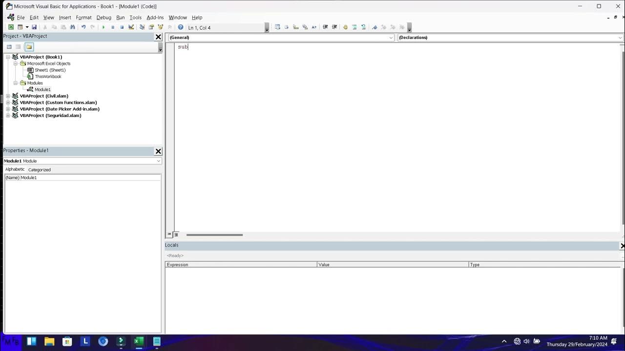 Set a breakpoint programatically in VBA - YouTube