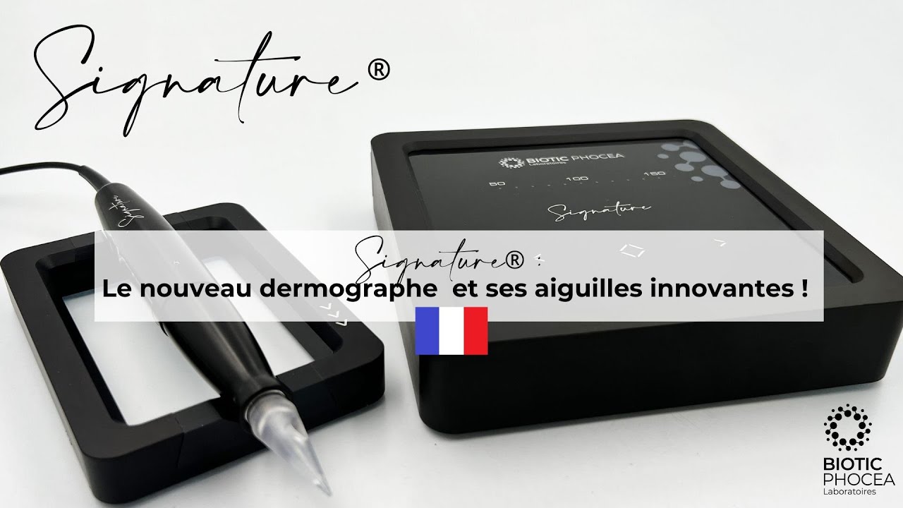 Signature® by BIOTIC Phocea : notre nouveau dermographe - YouTube