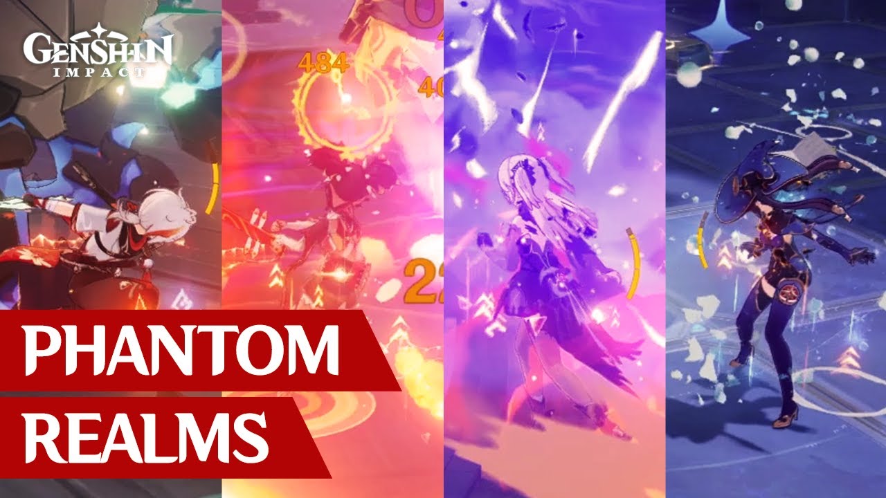 Summertime Squad - Mona, Fischl, Xinyan, Kazuha / Phantom Realms / Event / Genshin Impact - YouTube