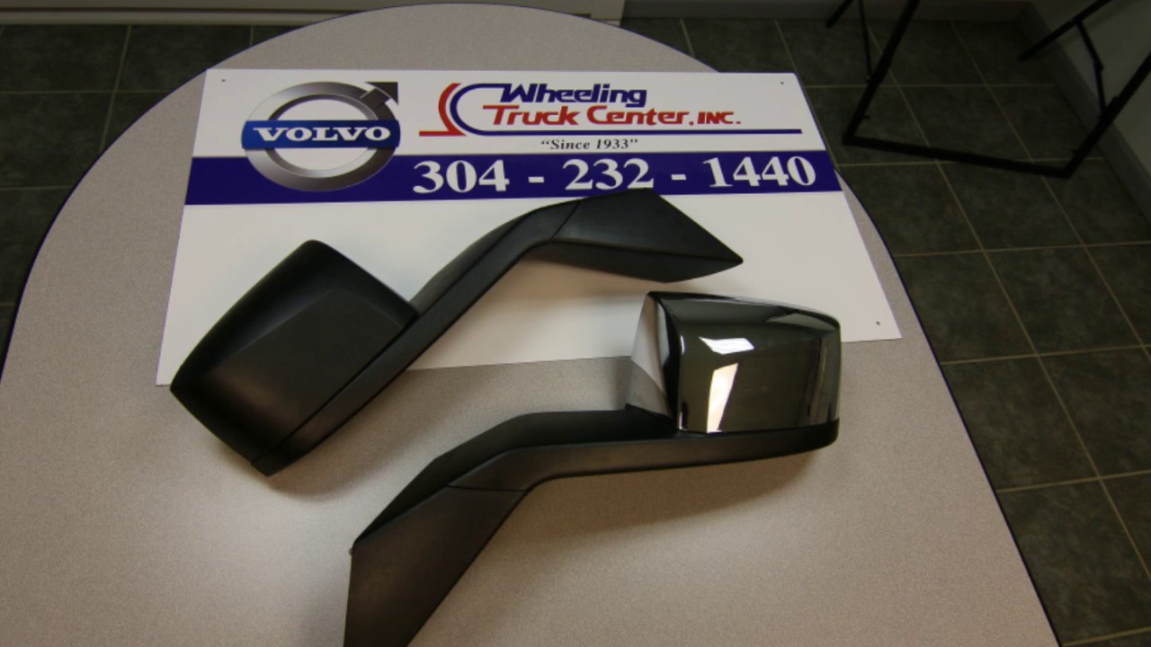 Genuine Volvo Truck Aero Hood Mirrors - YouTube