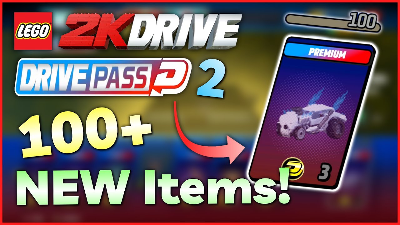 Season 2 of LEGO 2K Drive is Here! | ALL 100+ Drive Pass Items! - YouTube