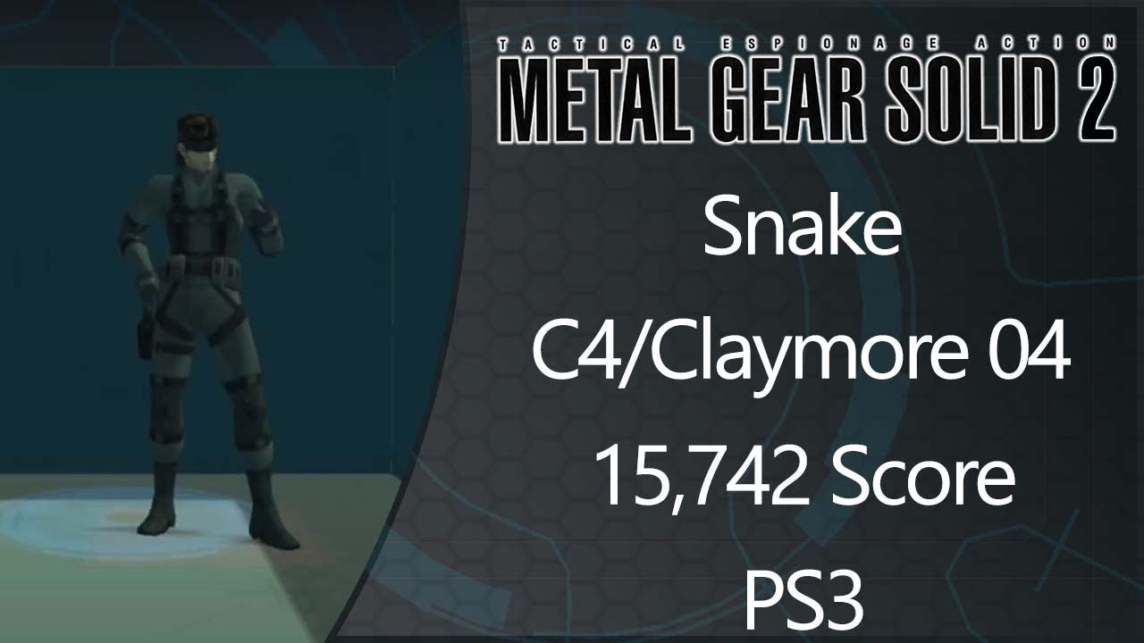 MGS2: HD Edition | PS3 | Snake | Weapon | C4/Claymore | Level 04 ...