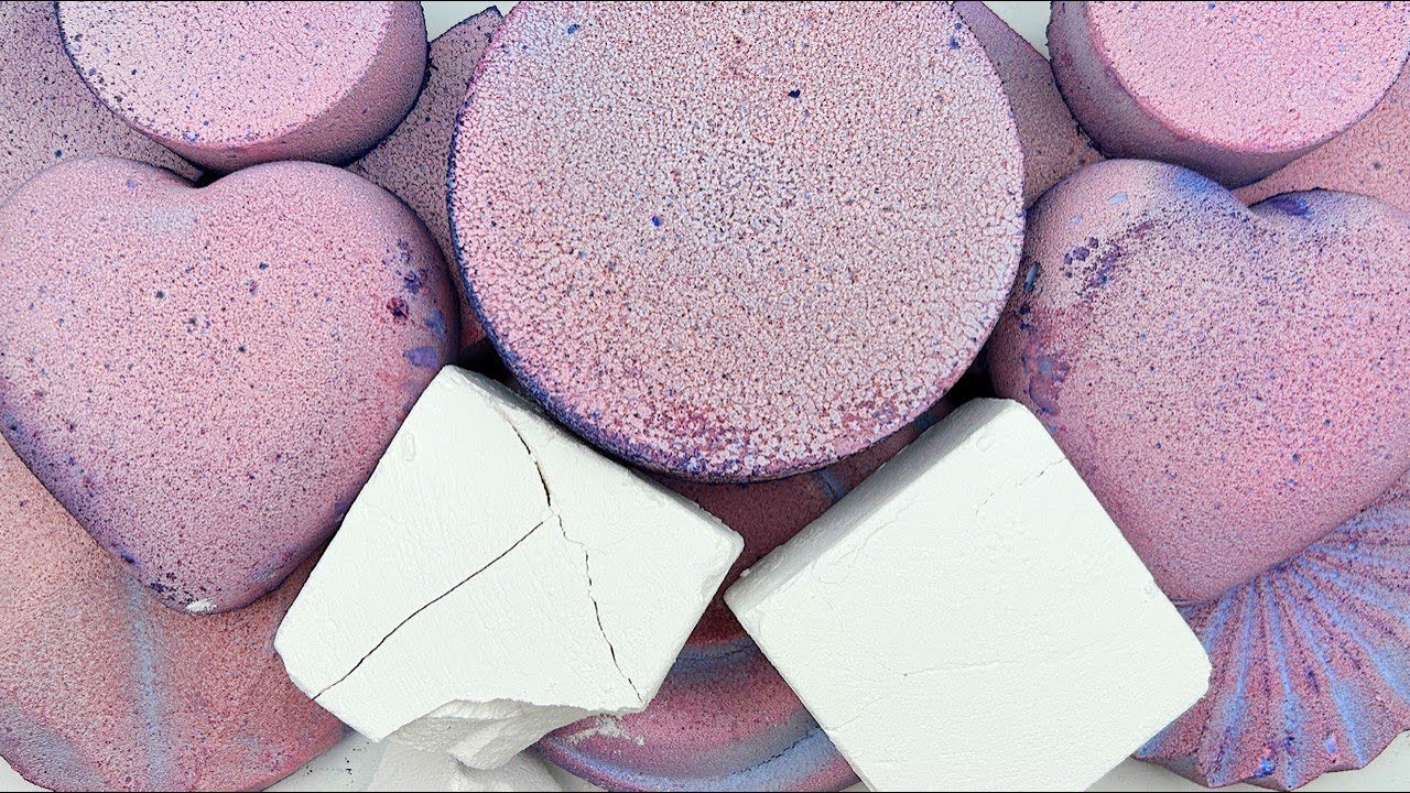 Oddly satisfying video★GYM CHALK★Crispy powder★Colored chalk★ - YouTube