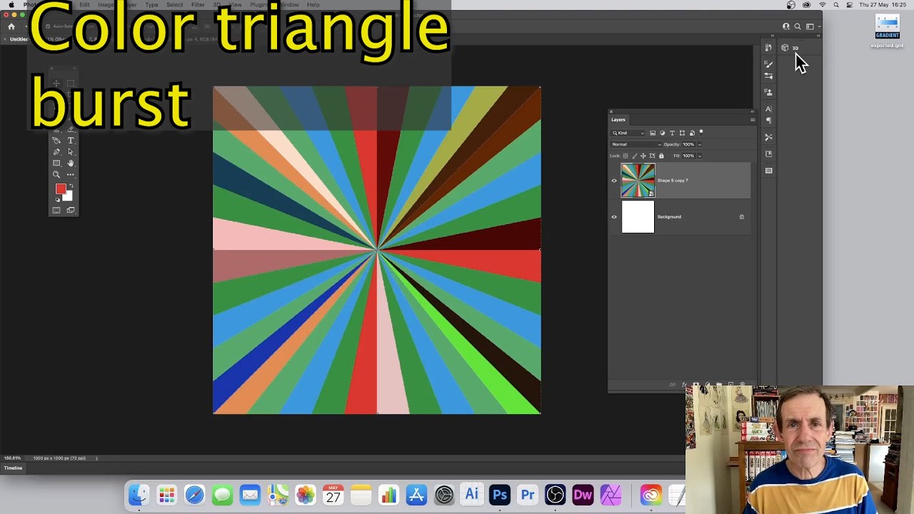 How To Create Color Zoom Burst Effect In Photoshop Tutorial ...