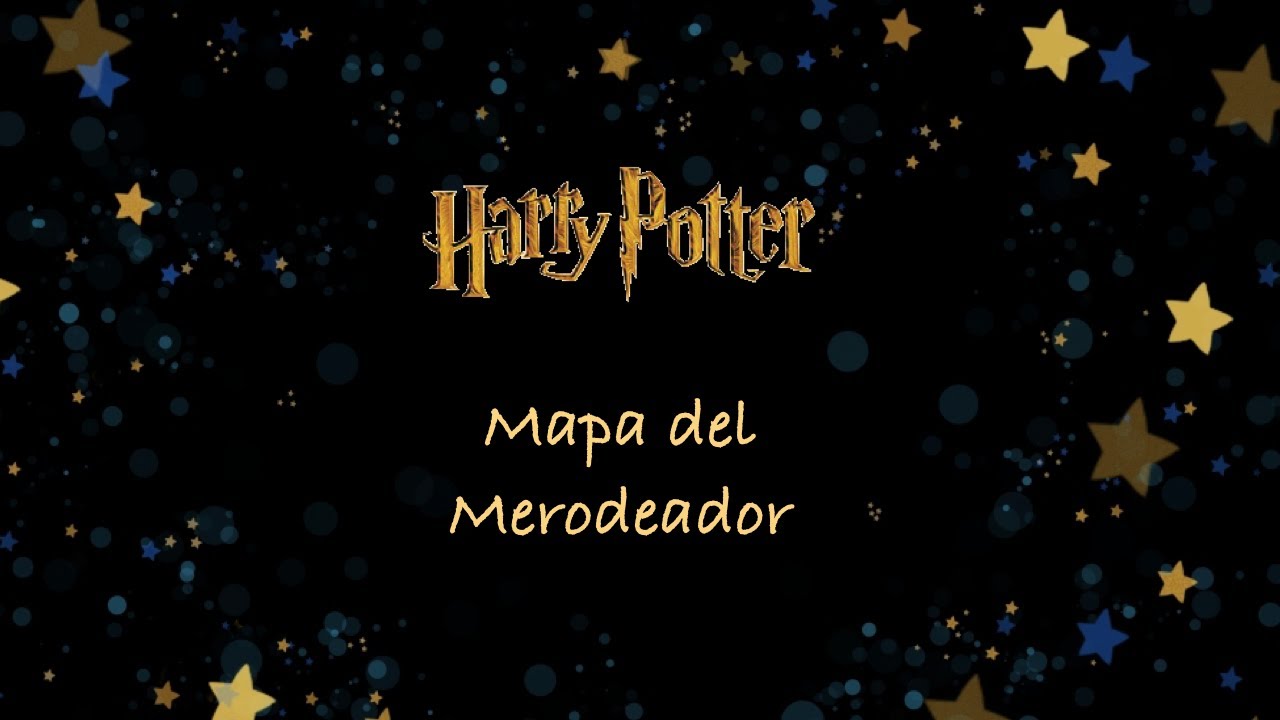Mapa del merodeador Harry Potter - YouTube