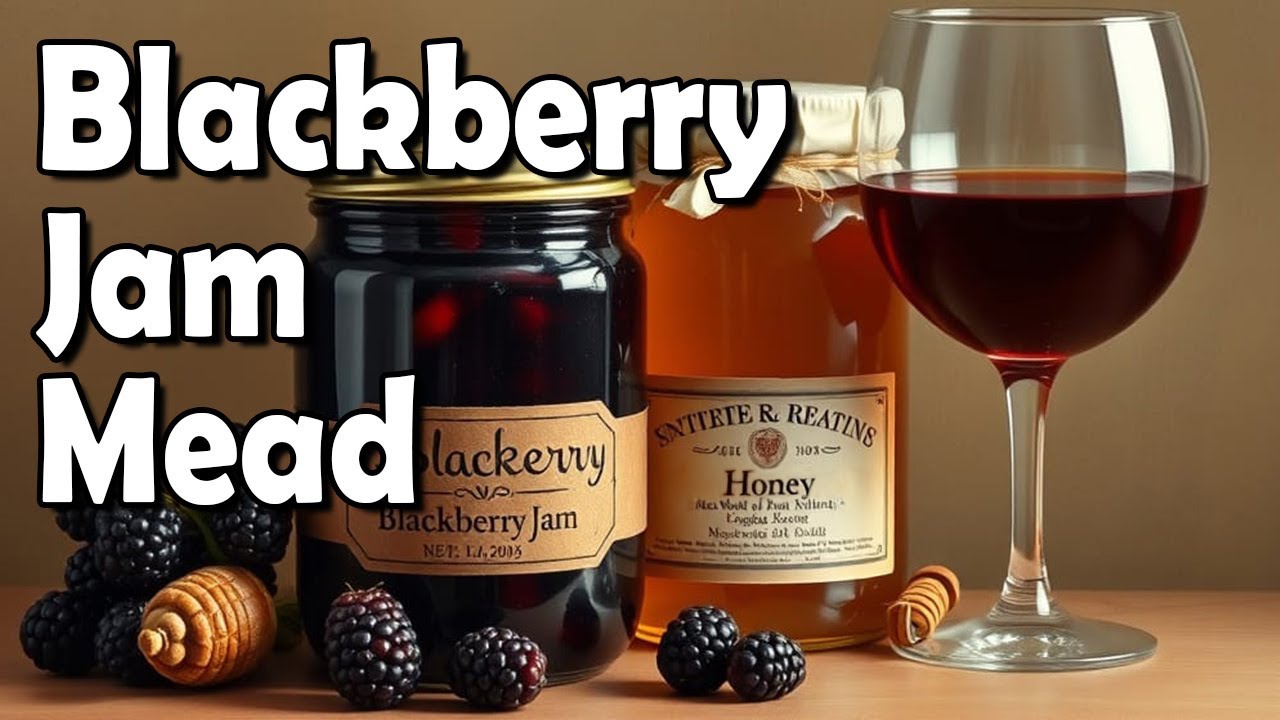 Let's Drink Blackberry Mead Made from JAM? - YouTube
