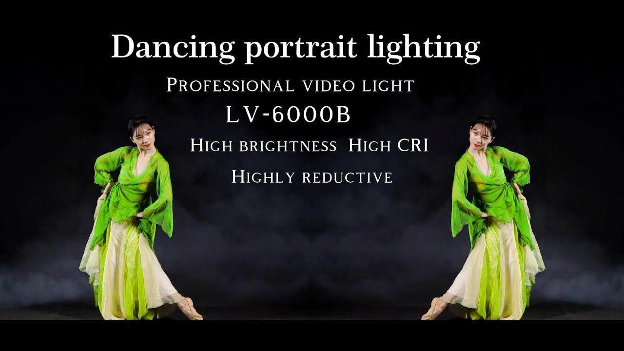 600W NiceFoto LV-6000B output power 5600K for Dancing video lighting-02 - YouTube
