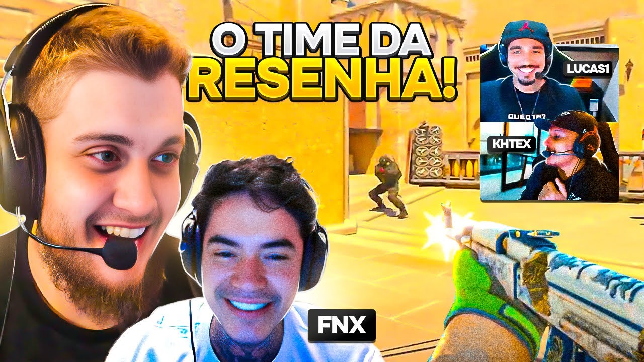 O TIME DA RESENHA ESTÁ DE VOLTA!🔥😂 Feat. Fnx, Lucas1 & Khtex, - YouTube