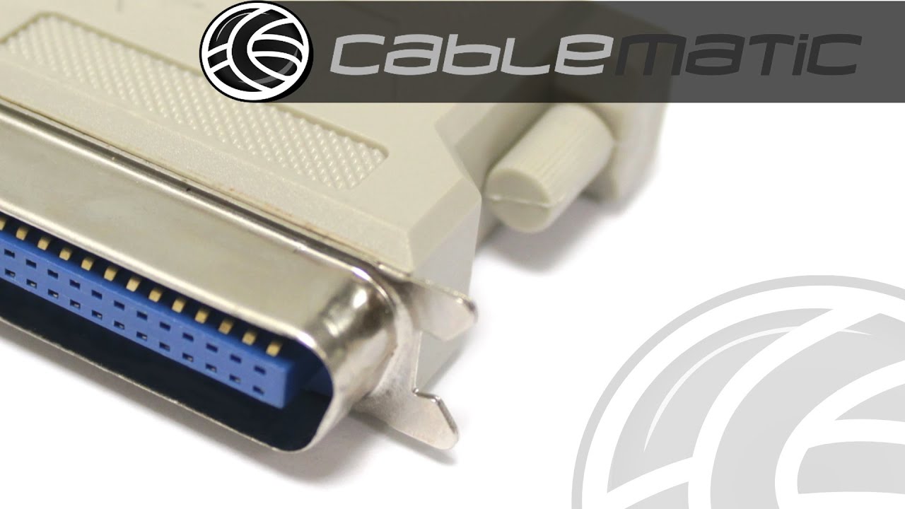 Adaptador centronics CN36-macho a DB25-hembra distribuido por ...