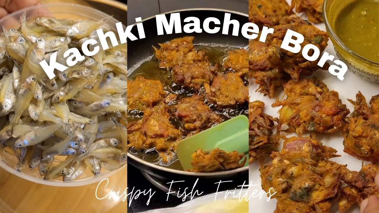 Easy Small Fish Fritters | Kachki Fish Pakoras | কাচকি মাছের বড়া ...