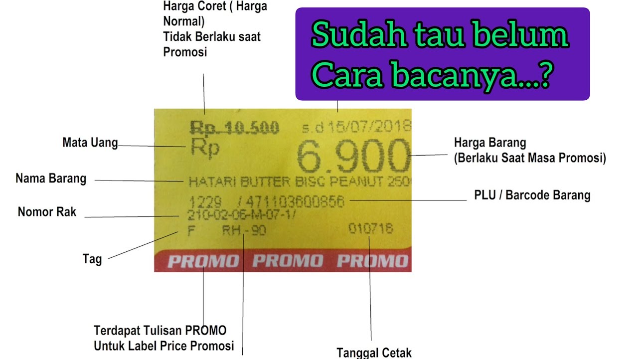 Cara Baca Label Harga di Alfamart atau Alfamidi | label price Alfamart ...
