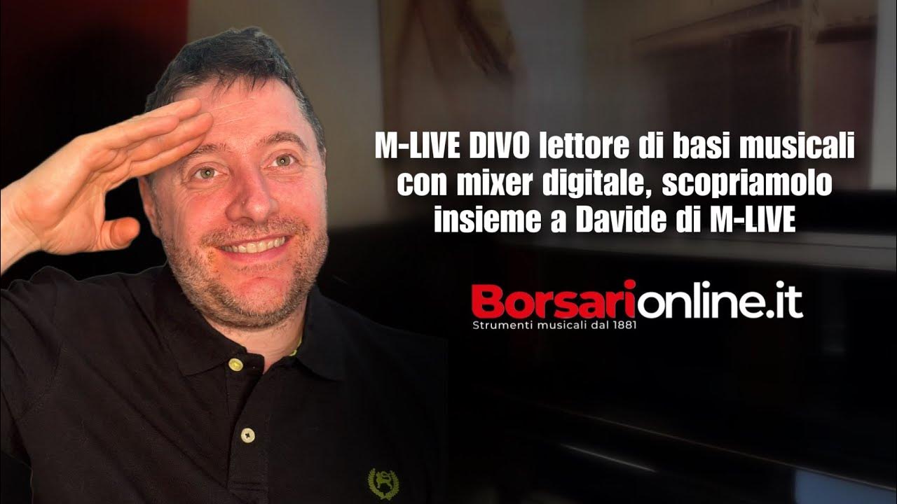 M-LIVE DIVO lettore di basi musicali con mixer digitale, scopriamolo insieme a Davide di M-LIVE ...