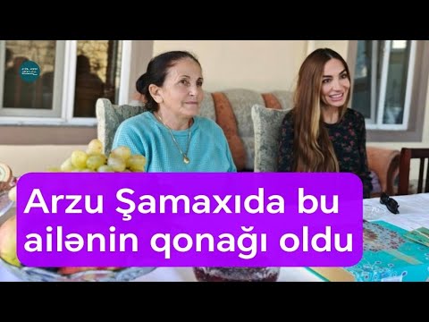 Arzu Əliyeva şamaxılı ailənin qonağı oldu - Fotolar | Doğru Xəbər Az 