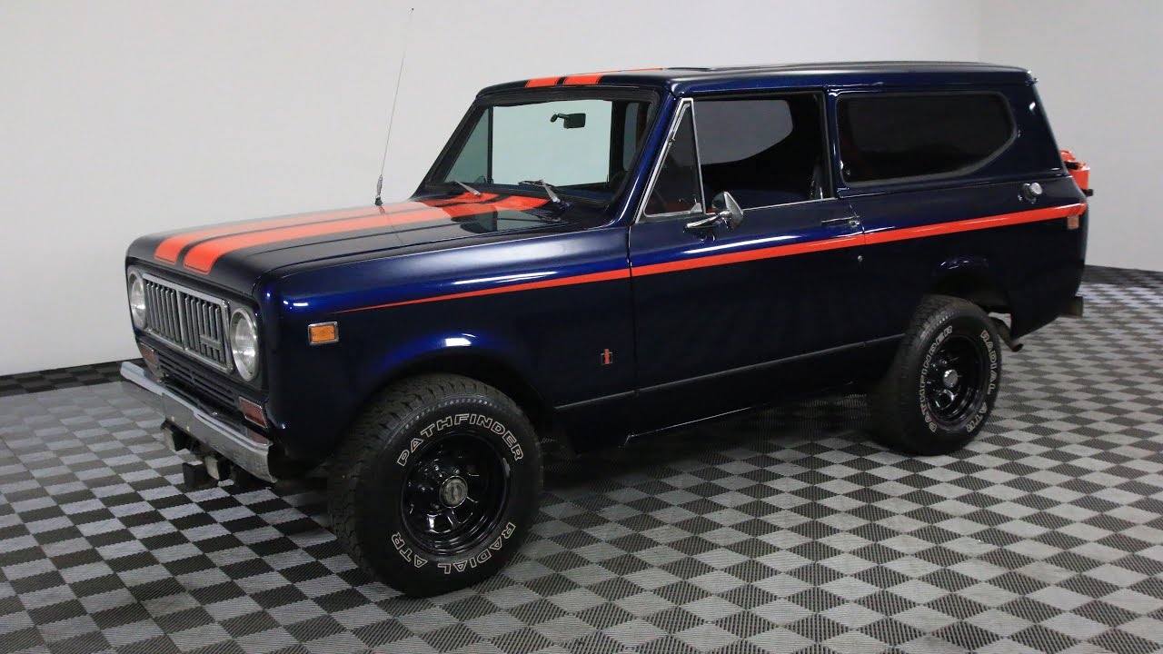 1974 INTERNATIONAL SCOUT II BLUE - YouTube