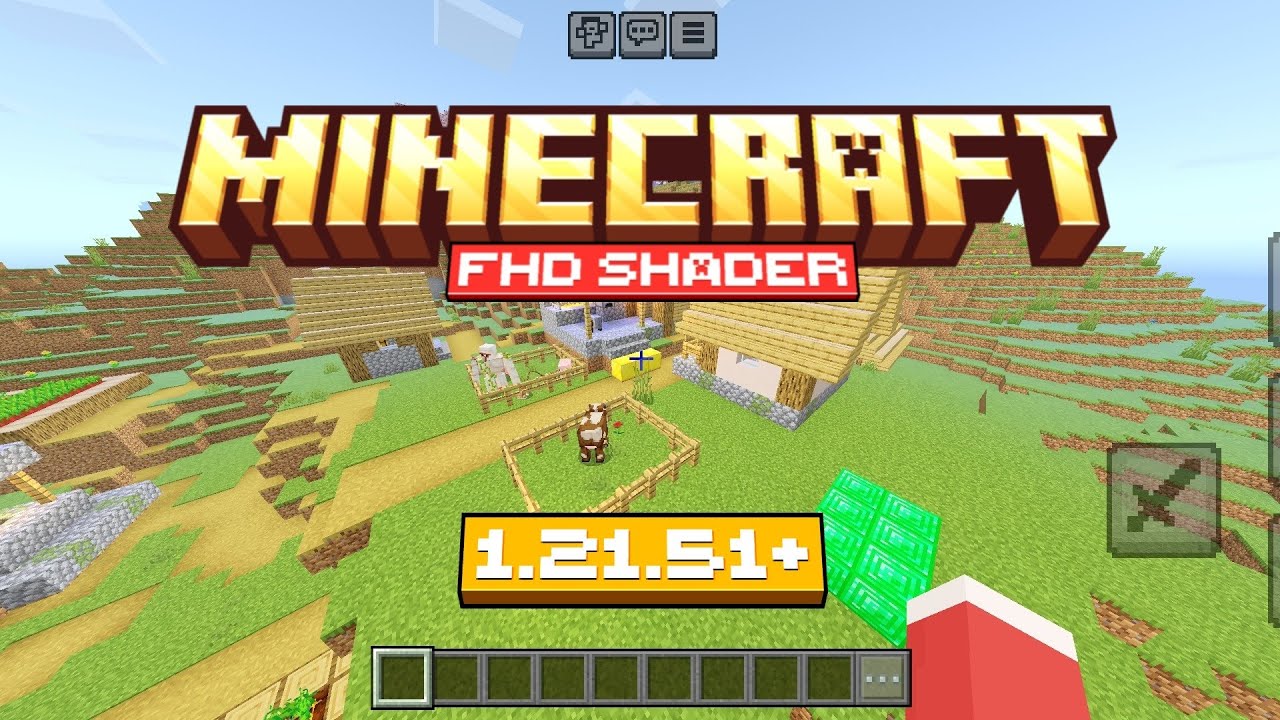 FINALLY!! 😱 RTX Shader For Mcpe || FHD Shader v1 || MCBE 1.21.51 ...