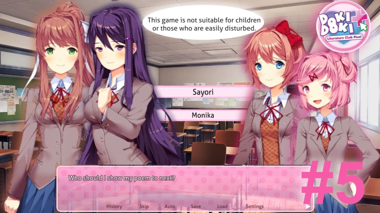 Deeper Meanings!!! - Doki Doki Literature Club Plus (DDLC+) #5 - YouTube