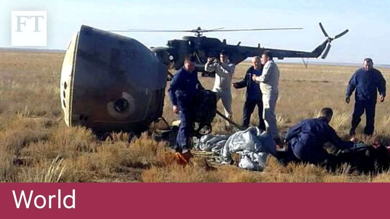 Rocket carrying two astronauts fails mid-air - YouTube