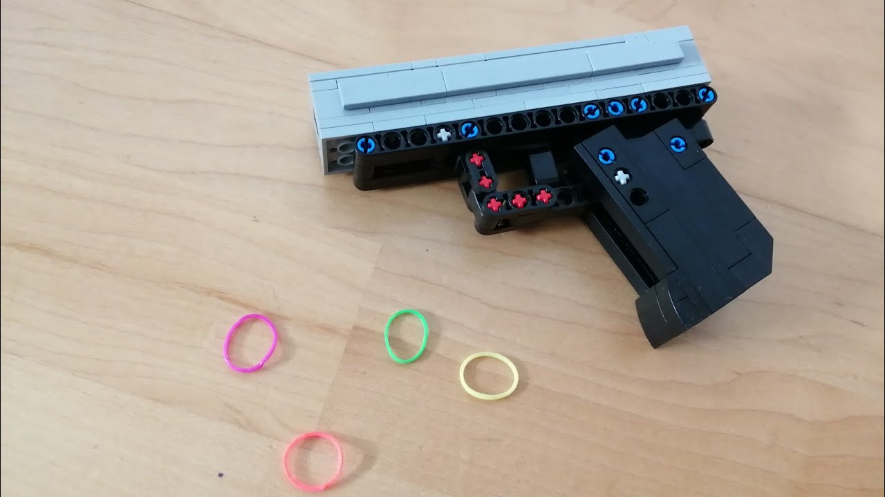 Lego Glock 17 Rubberband Gun - YouTube