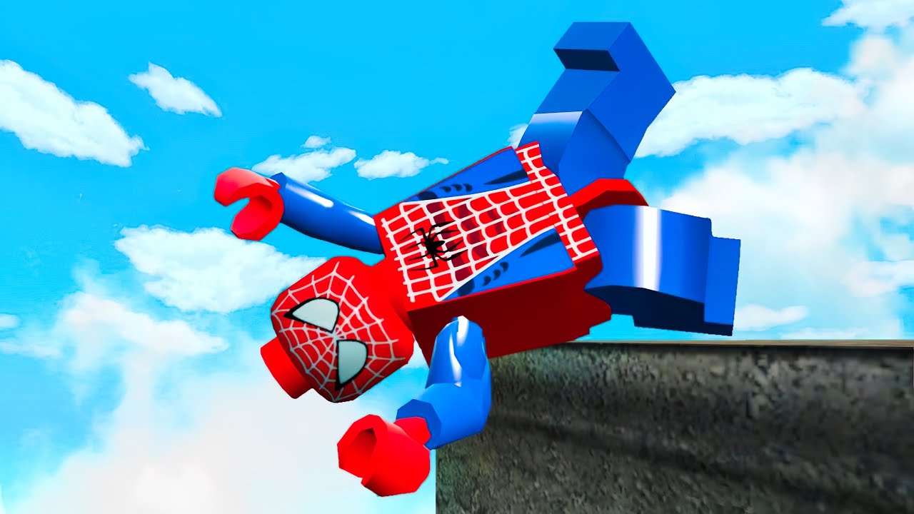 Lego Spider-Man VS Venom: Epic Ragdolls Fall/Fails [GMOD] Part. 6 - YouTube