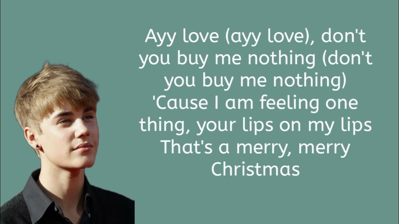 Justin Bieber Mistletoe Lyrics Youtube