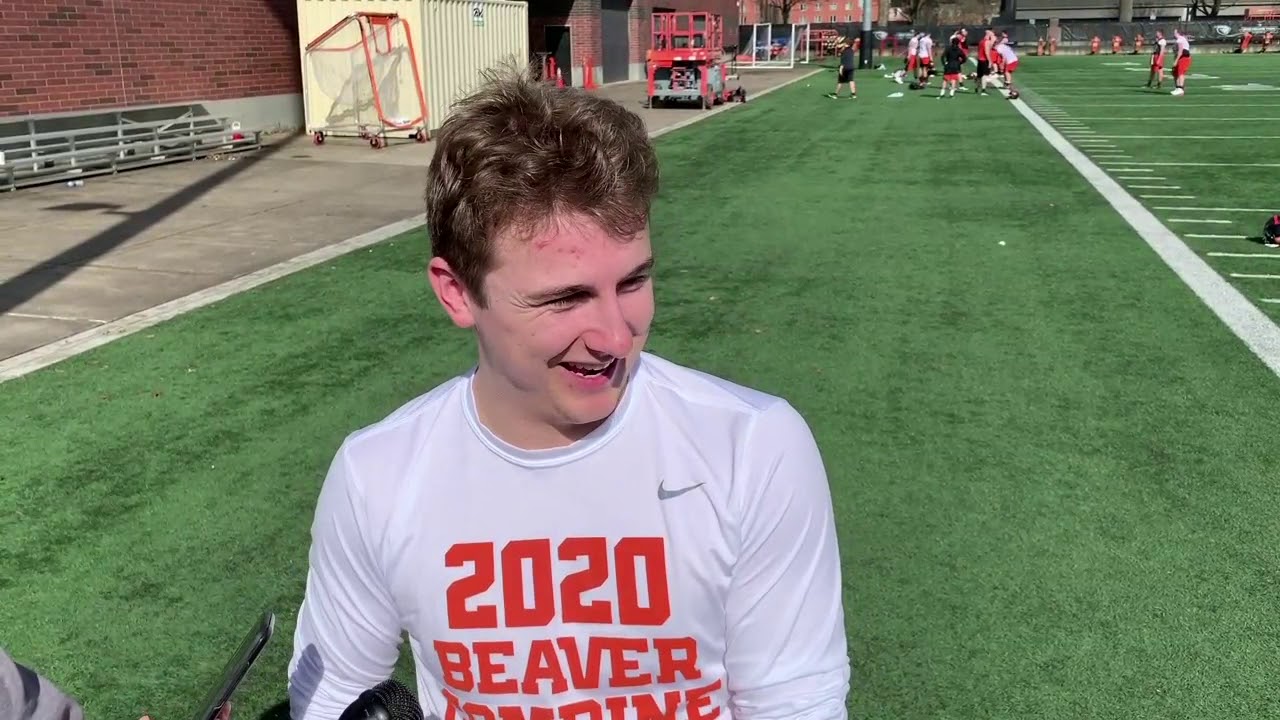 Oregon State QB Tristan Gebbia picking up where he left off as Beavers ...