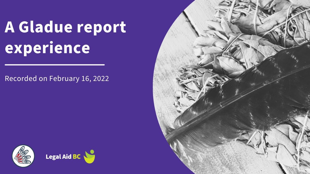 A Gladue report experience - YouTube