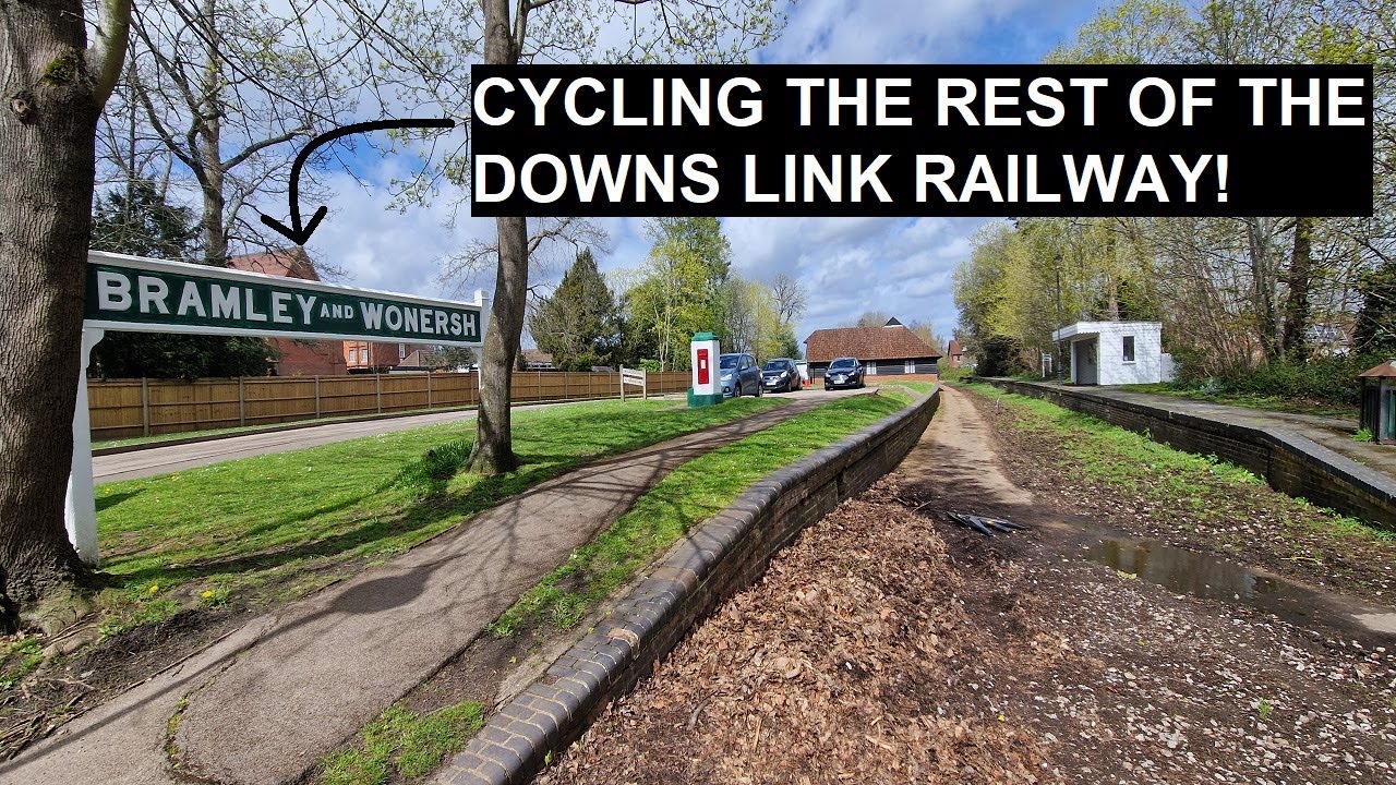 Cycling The Guildford to Horsham Railway Path! (Downs Link part 2 ...