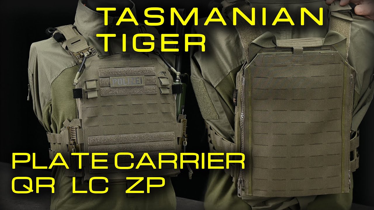 TASMANIAN TIGER PLATE CARRIER QR LC ZP - DER ERSTE TT ZIP ON ...