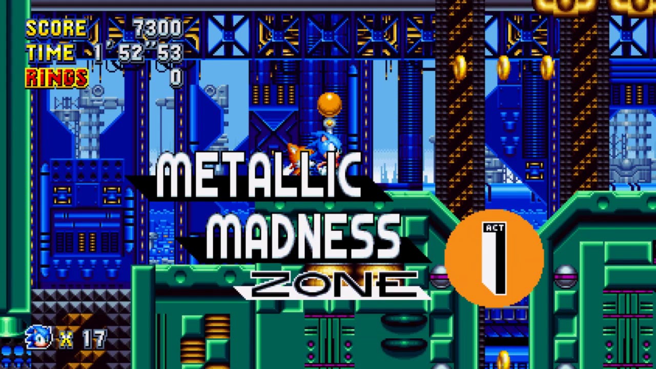 Sonic Mania #021 - Metallic Madness Zone Act 1 - YouTube