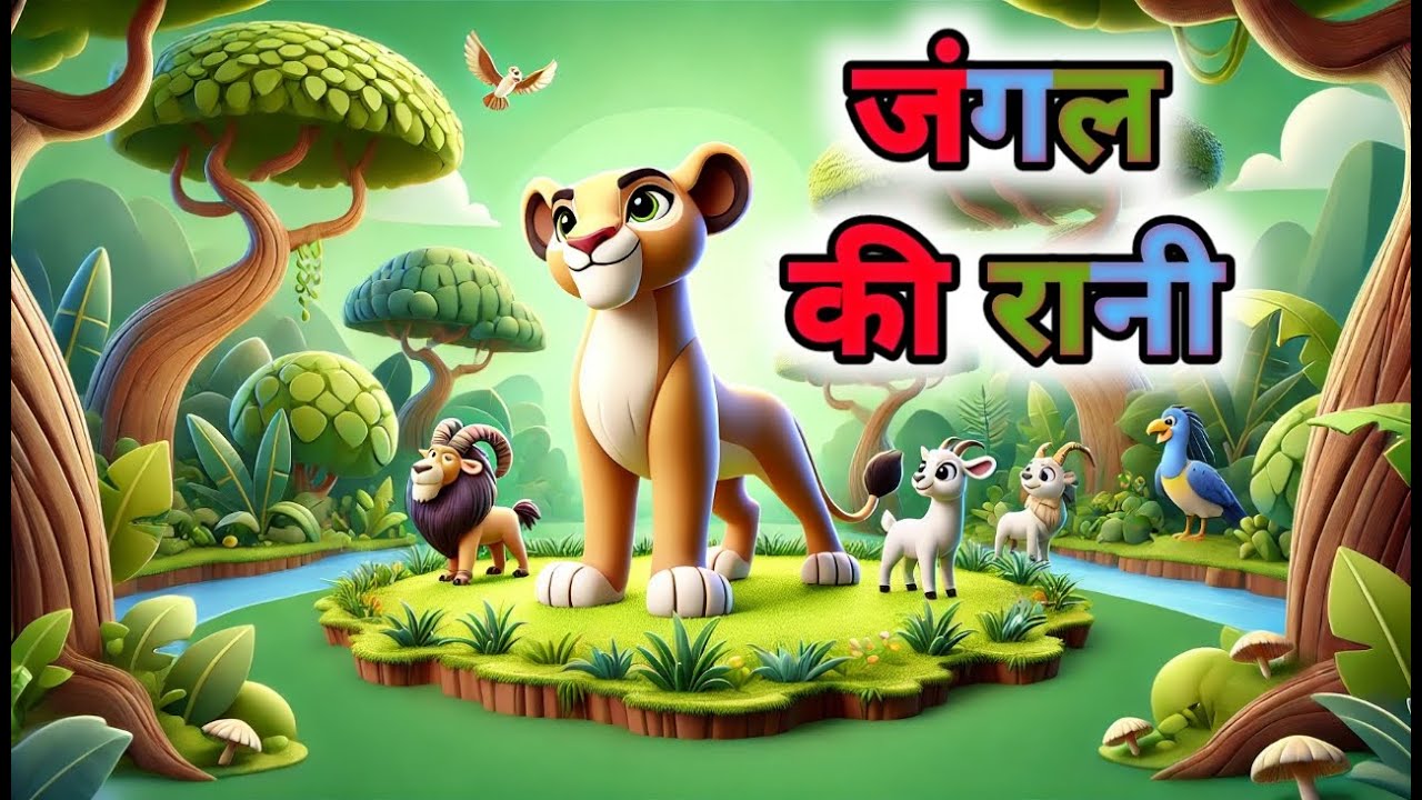 जंगल की रानी - शेरनी । Jungle ki rani - sherni | Hindi story | moral ...