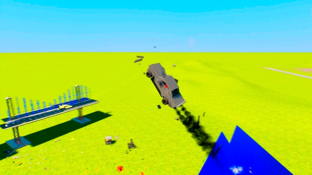 GIGANTIC LEGO RAMP High Speed Jumps - Brick Rigs - YouTube