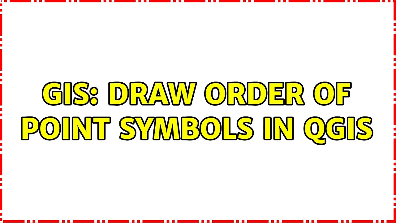GIS: Draw order of point symbols in QGIS - YouTube
