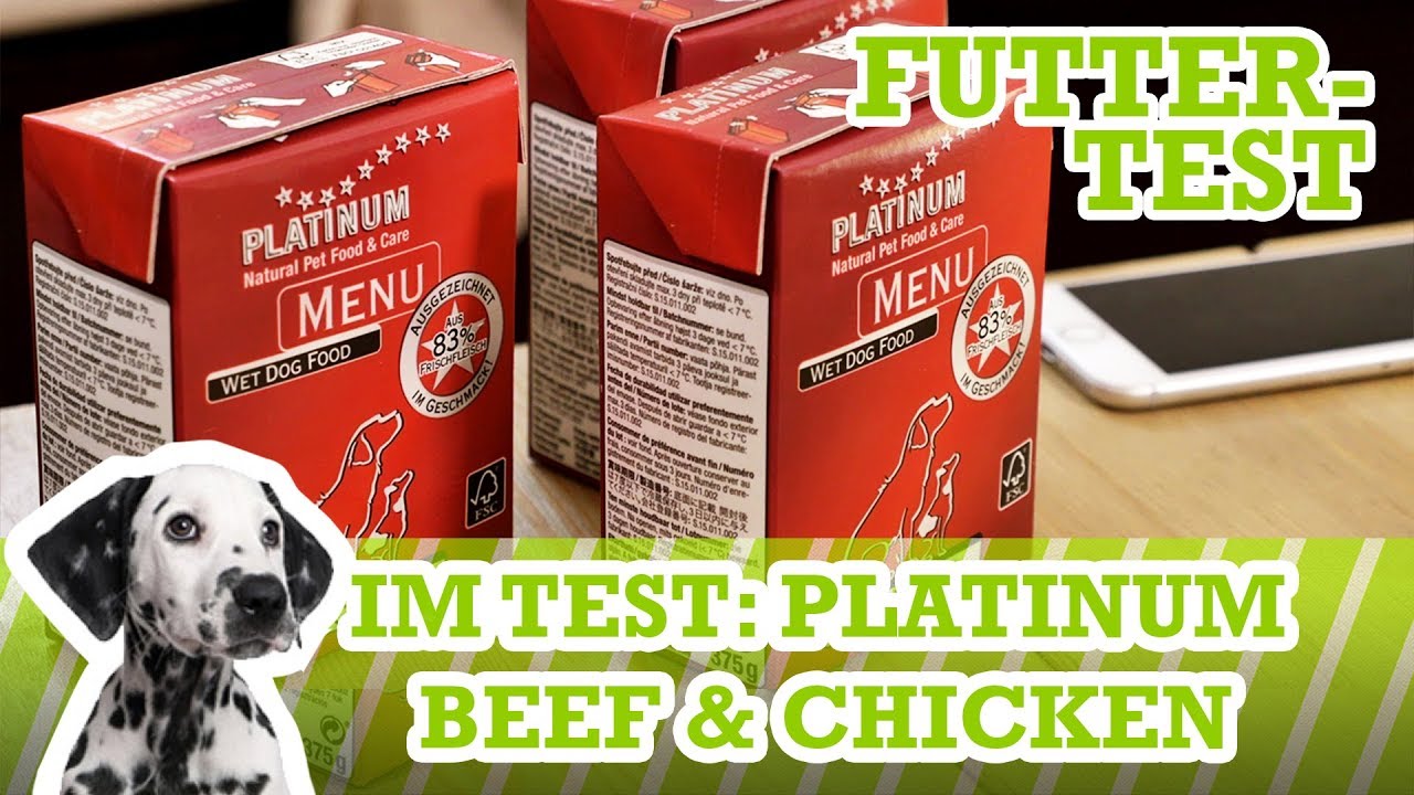 Hundefutter-Test Platinum Beef & Chicken (Rind & Hähnchen, Nassfutter ...