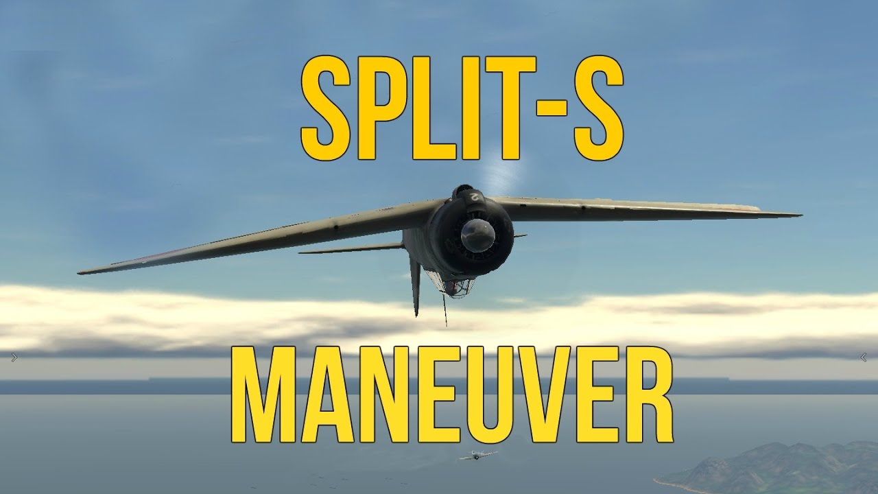 War Thunder - How to do the Split S maneuver efficiently - YouTube