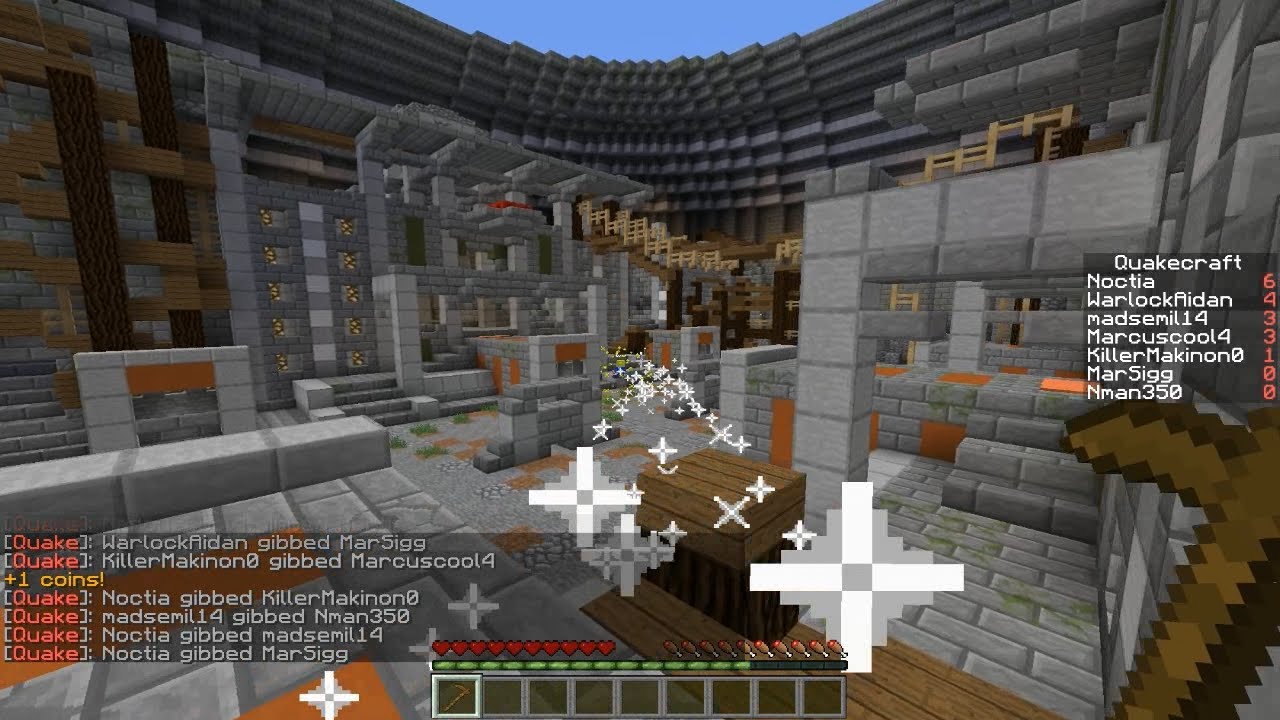 Minecraft Quakecraft: Hacemos podio - YouTube