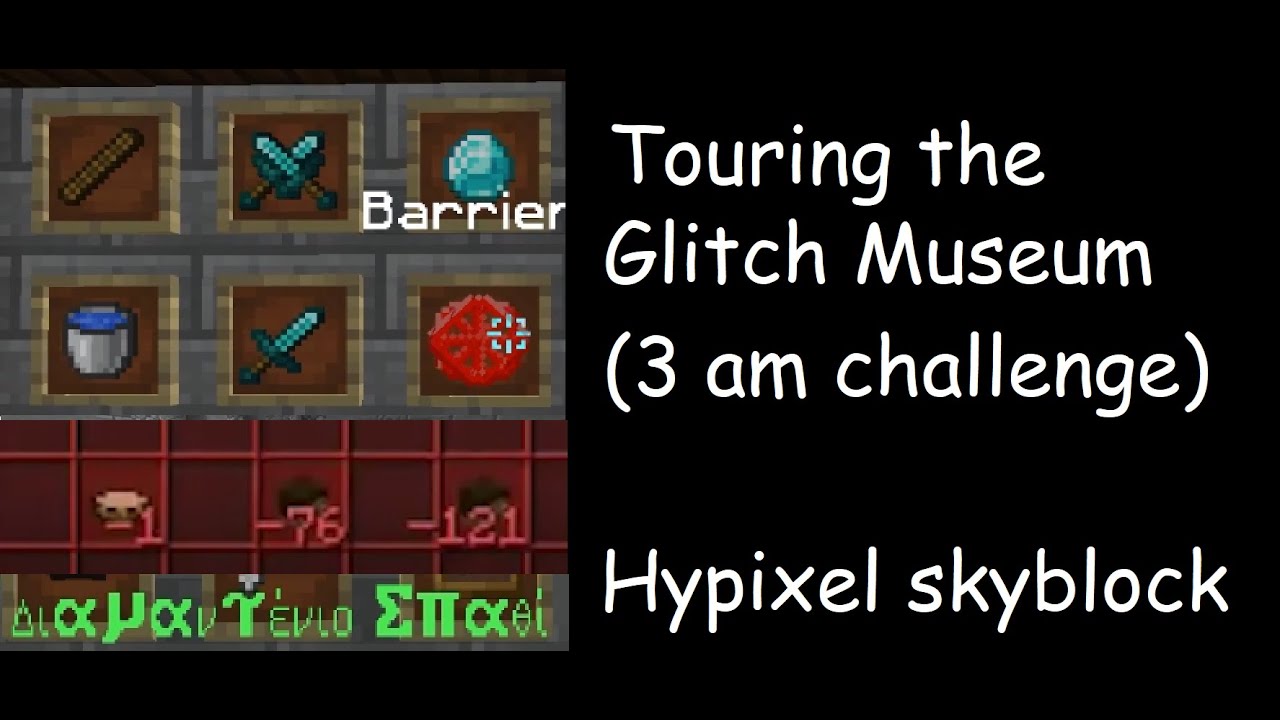 The Biggest Glitched Item Museum in Hypixel Skyblock - YouTube