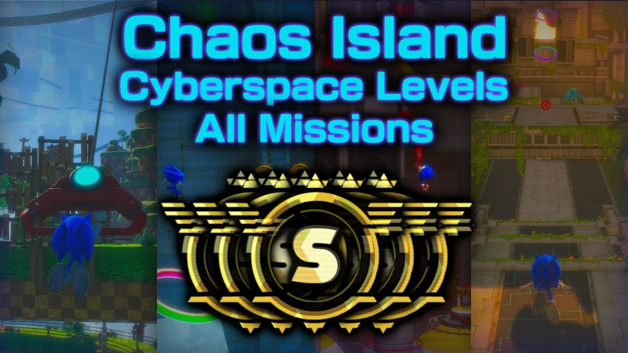 Sonic Frontiers - Chaos Island - All Cyberspace Levels, All Missions ...