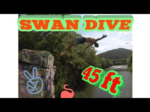 CLIFF JUMPING 45 FT - YouTube