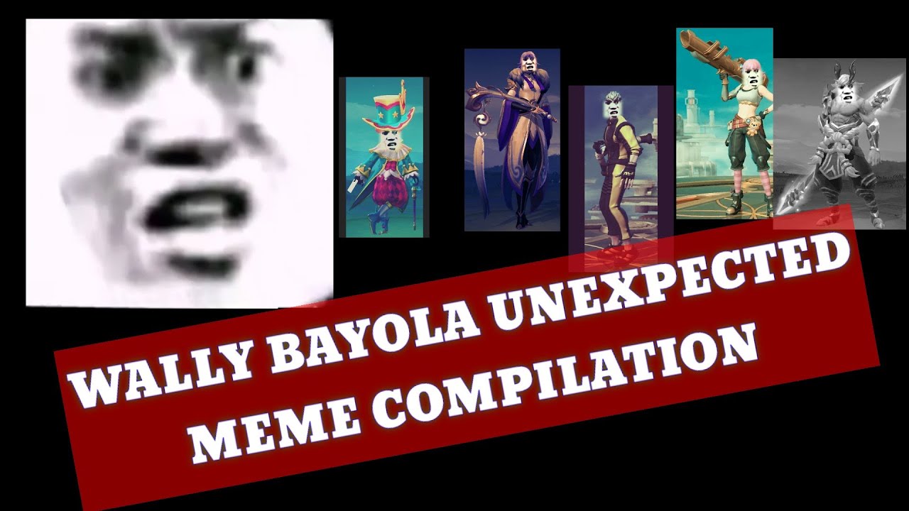 WALLY BAYOLA UNEXPECTED MEME COMPILATION #funnyvideos #mlbbfunnyvideos ...