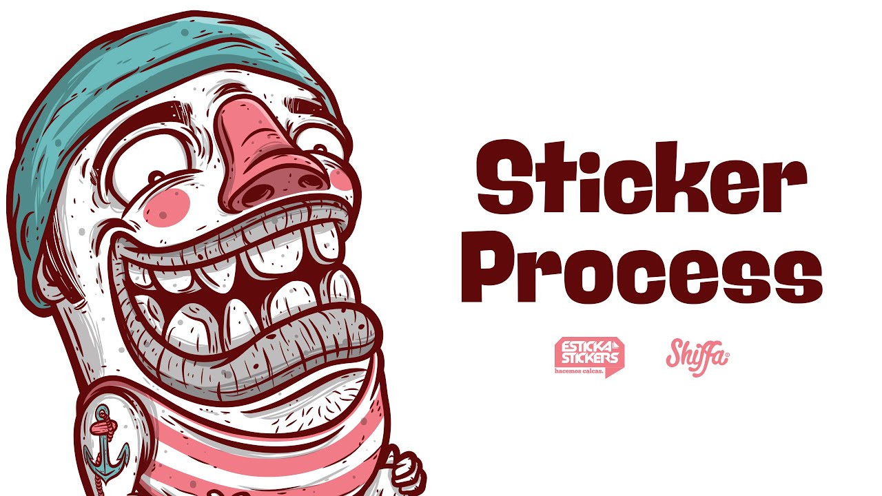 Sticker Process to Esticka Stickers - YouTube