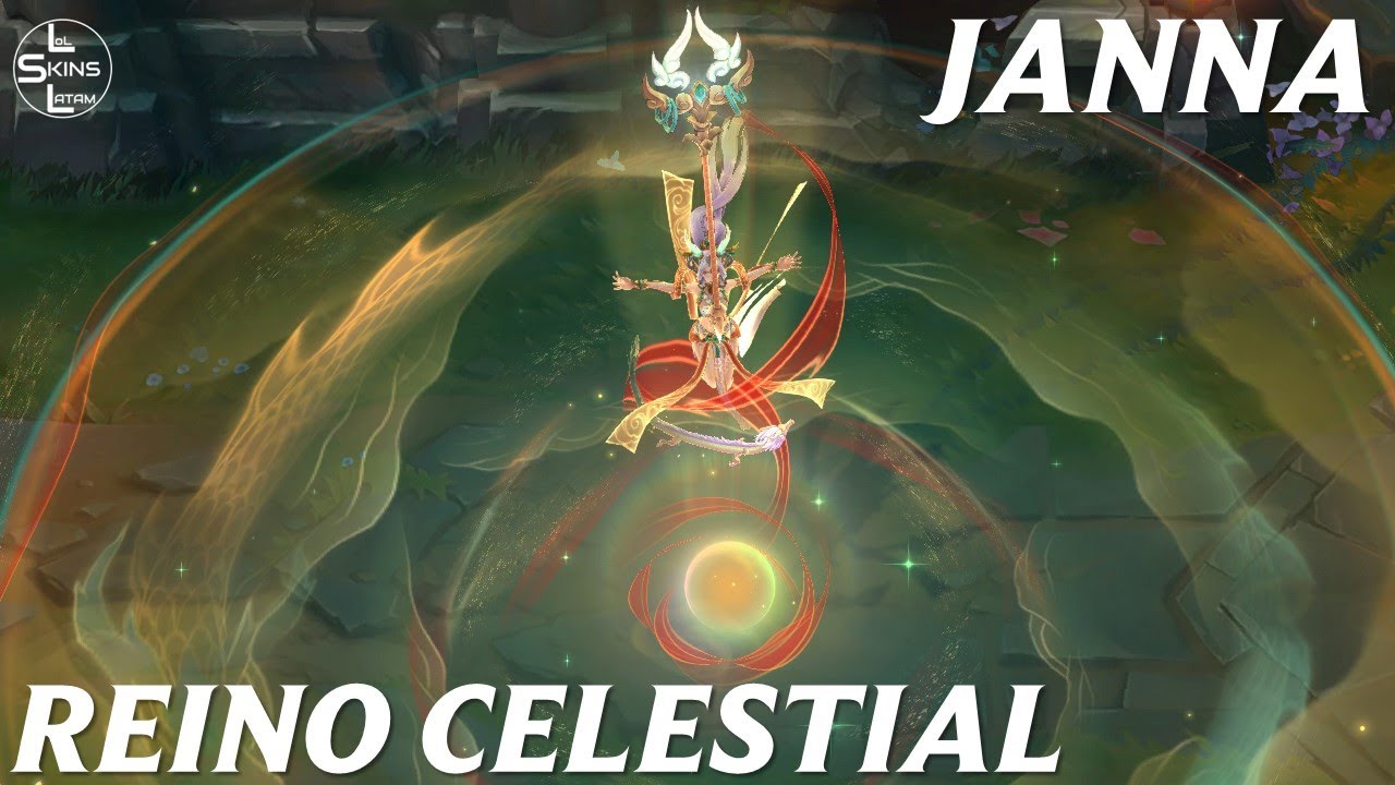 Janna Reino Celestial - Previsualización | League of Legends - YouTube