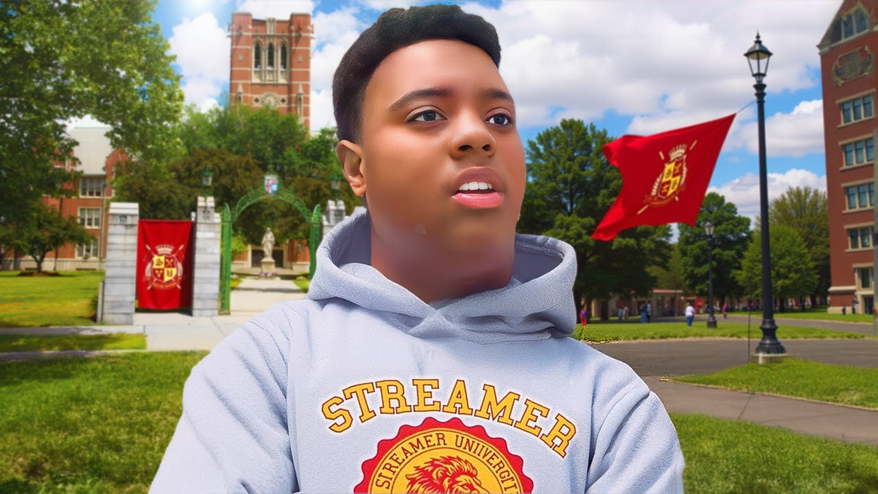 Jamal Explores Streamer University Campus! - YouTube