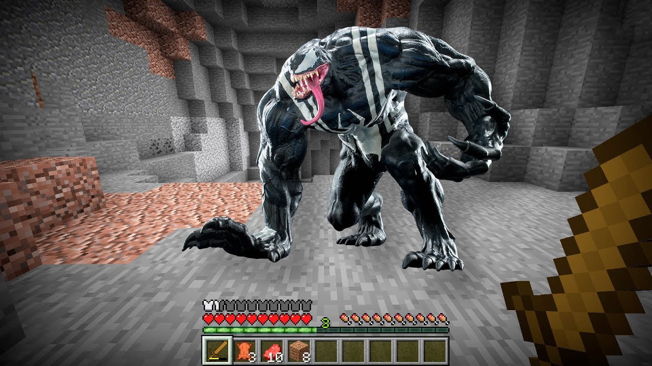 Minecraft tutorial de como Aparecer a VENOM - YouTube